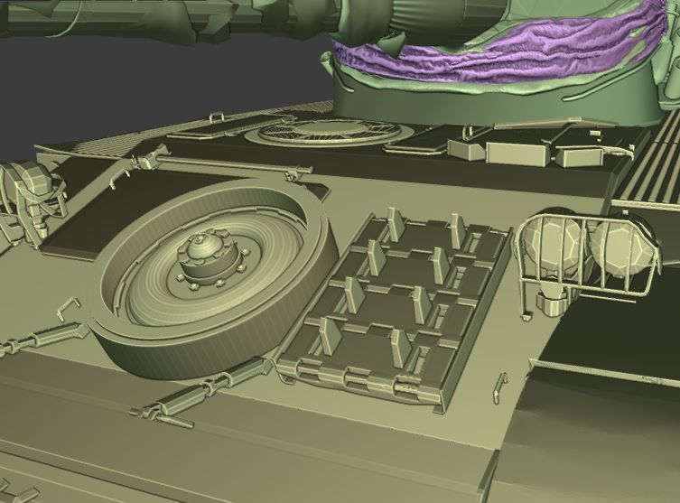 AMX 13 105 TANK 3D model 3D printable | CGTrader