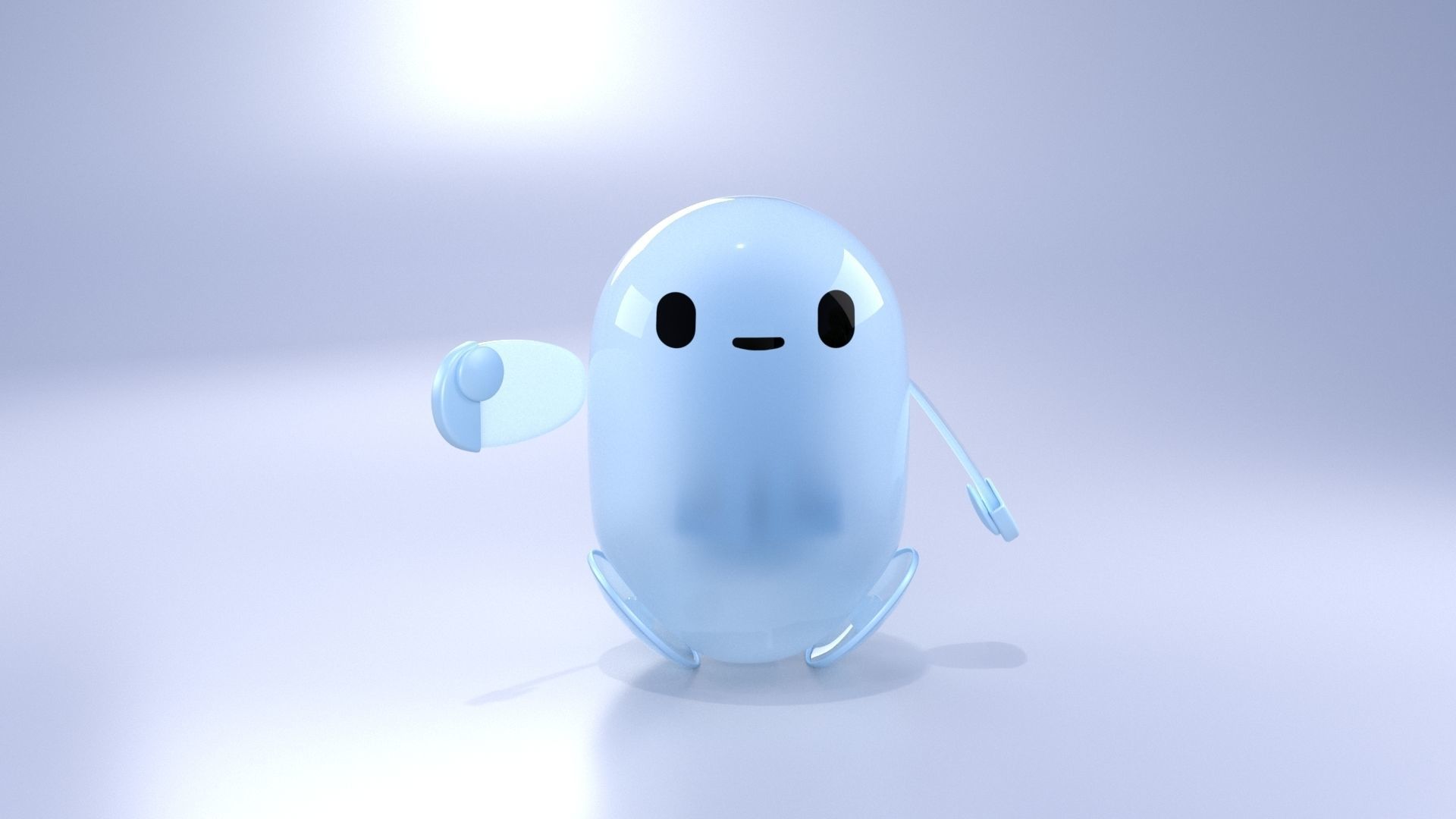 Robot BBOT from Rons Gone Wrong 3D model | CGTrader