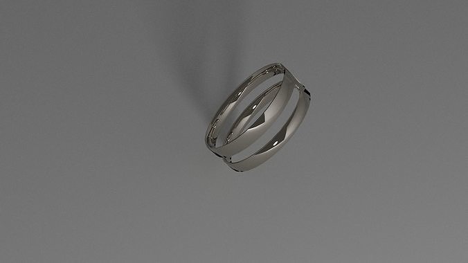 Silver Ring 3D model | CGTrader