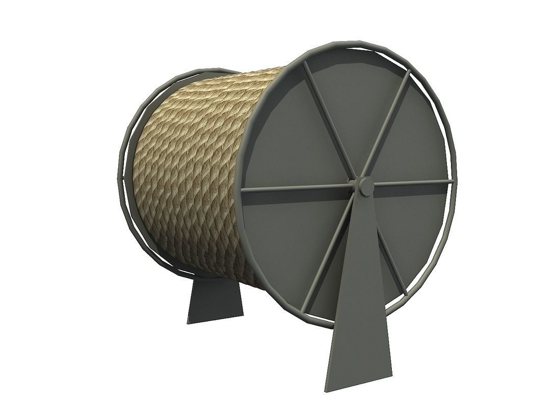 ROPE DRUM 3D model | CGTrader