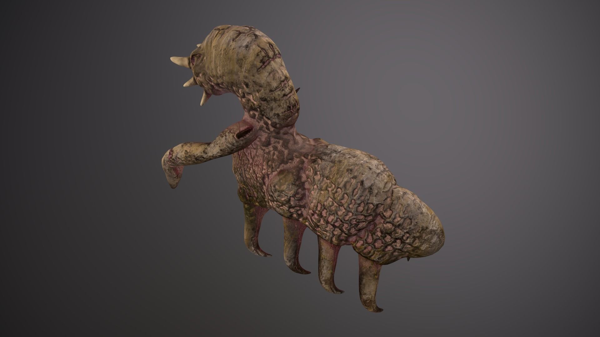 3D model Creature mon worm VR / AR / low-poly | CGTrader
