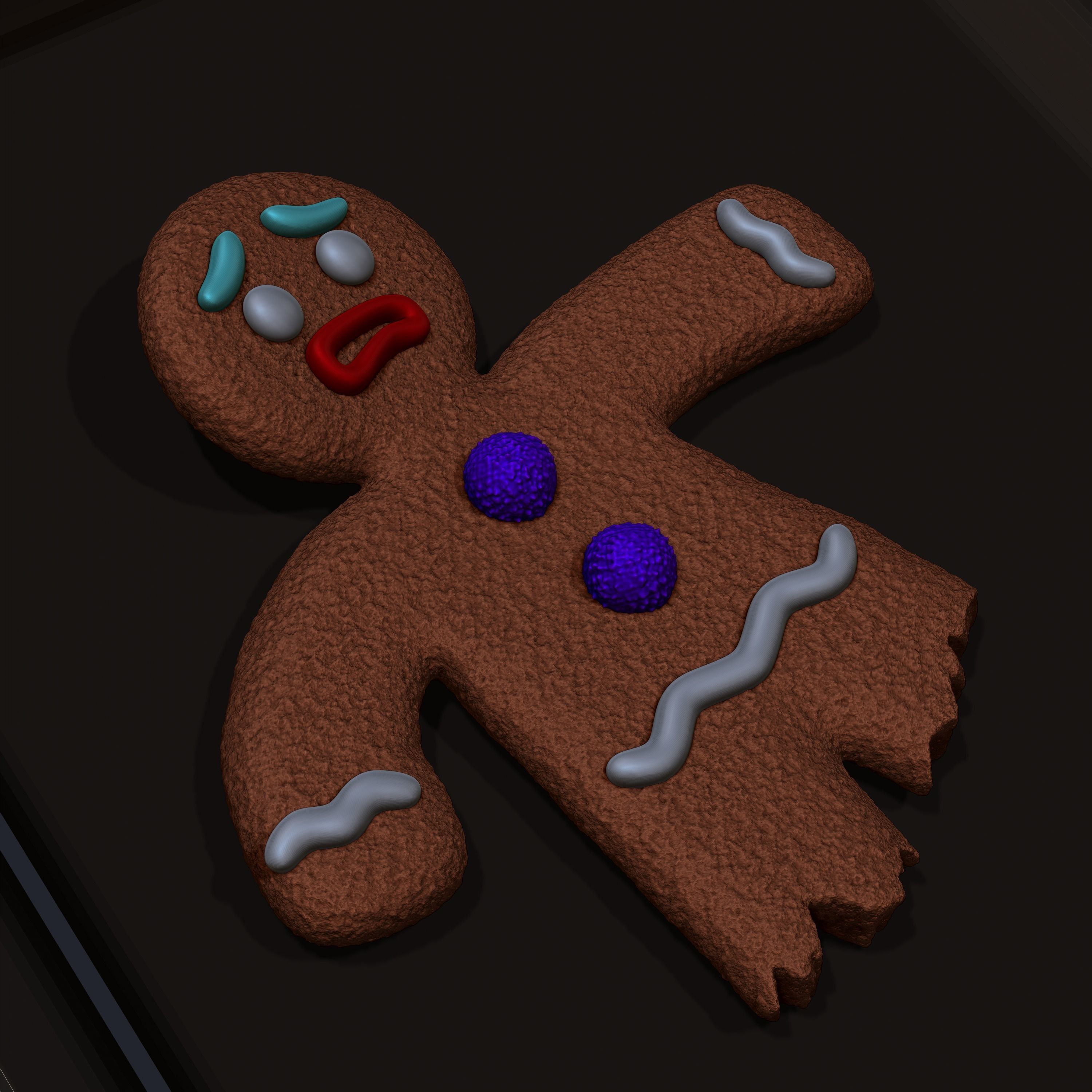 Ti Biscuit 3D model 3D printable | CGTrader