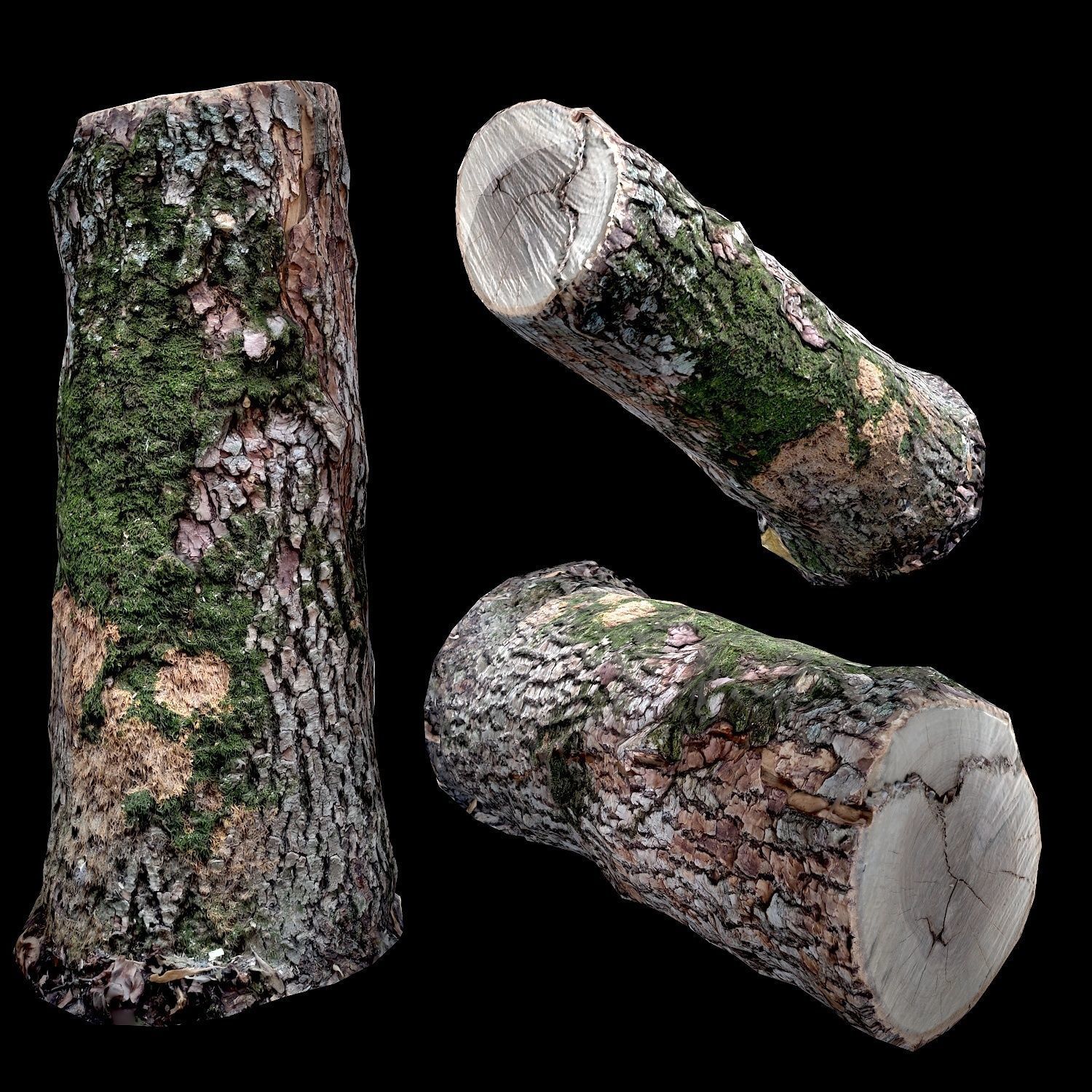 3D model stump 3d street photogrammetry 4k for alley way game ready VR ...