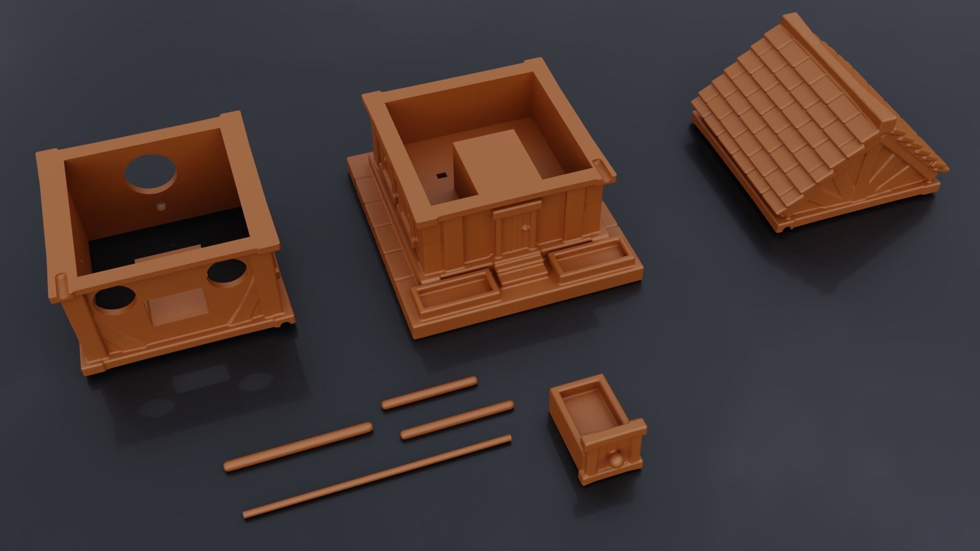 3D print birdbox bird house 3D model 3D printable | CGTrader