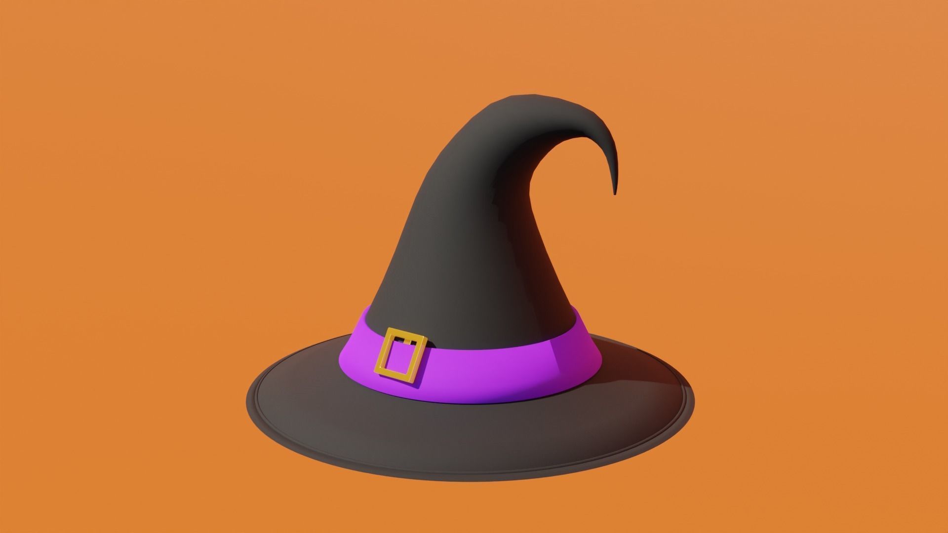 Witch Hat free 3D model | CGTrader