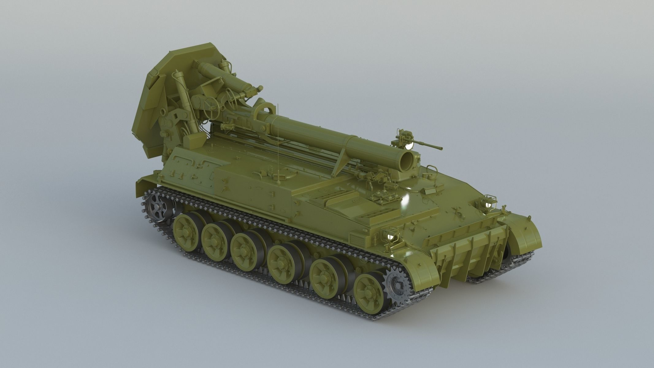2S4 Tyulpan 3D model | CGTrader
