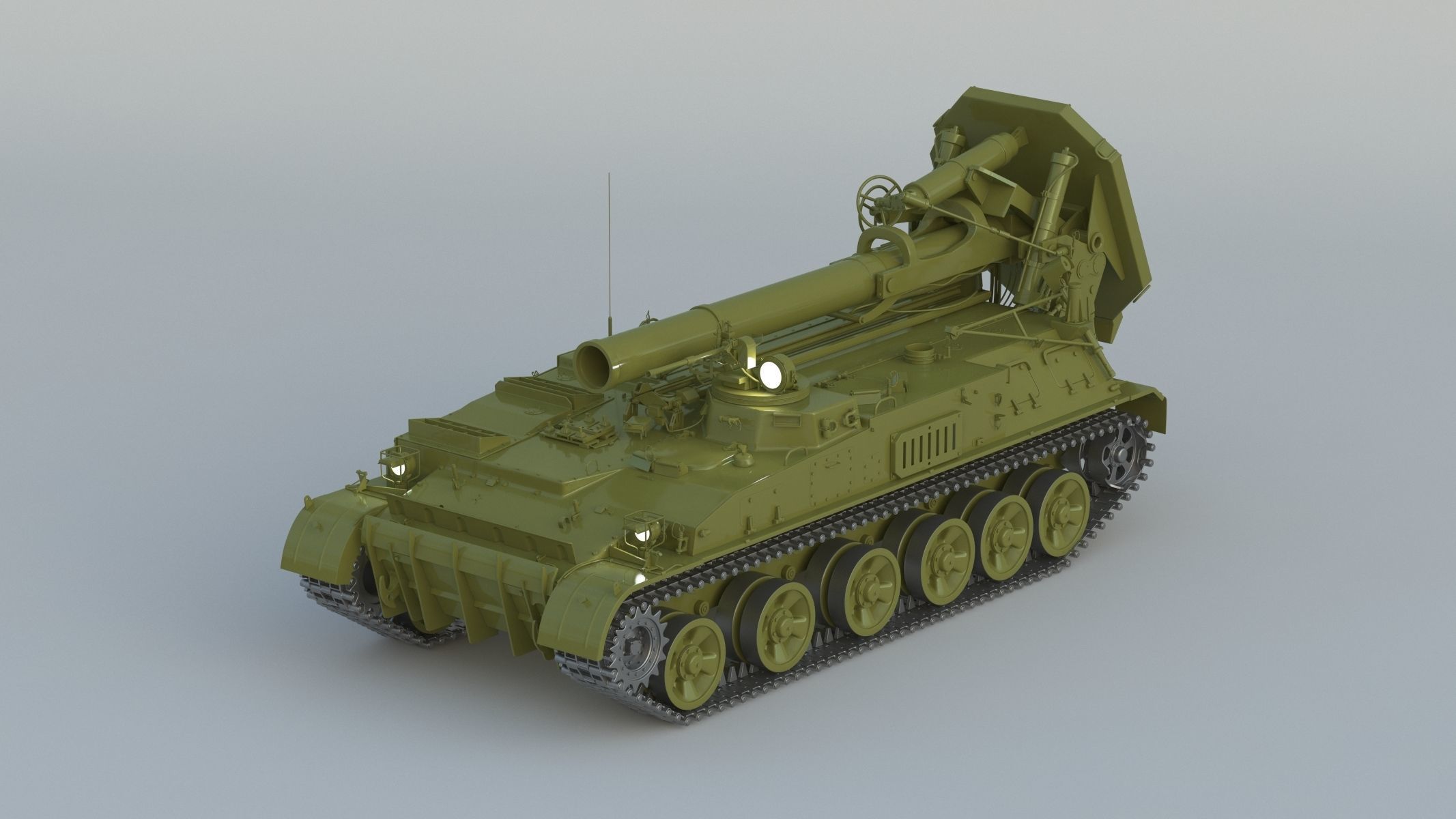 2S4 Tyulpan 3D model | CGTrader