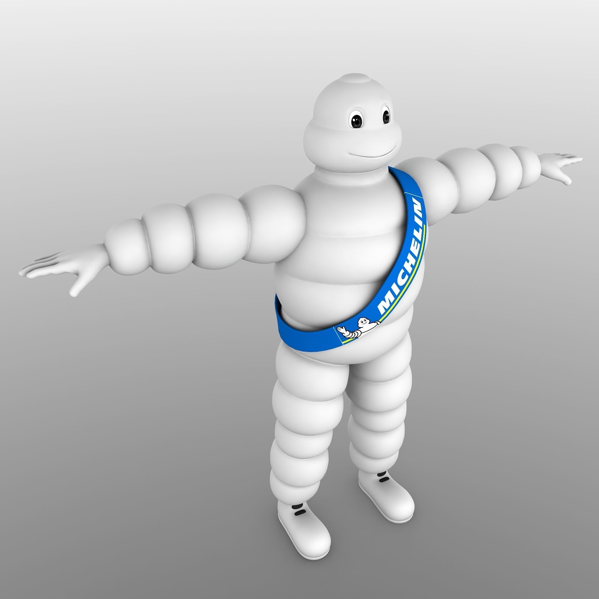 Michelin Mascot 3D model | CGTrader