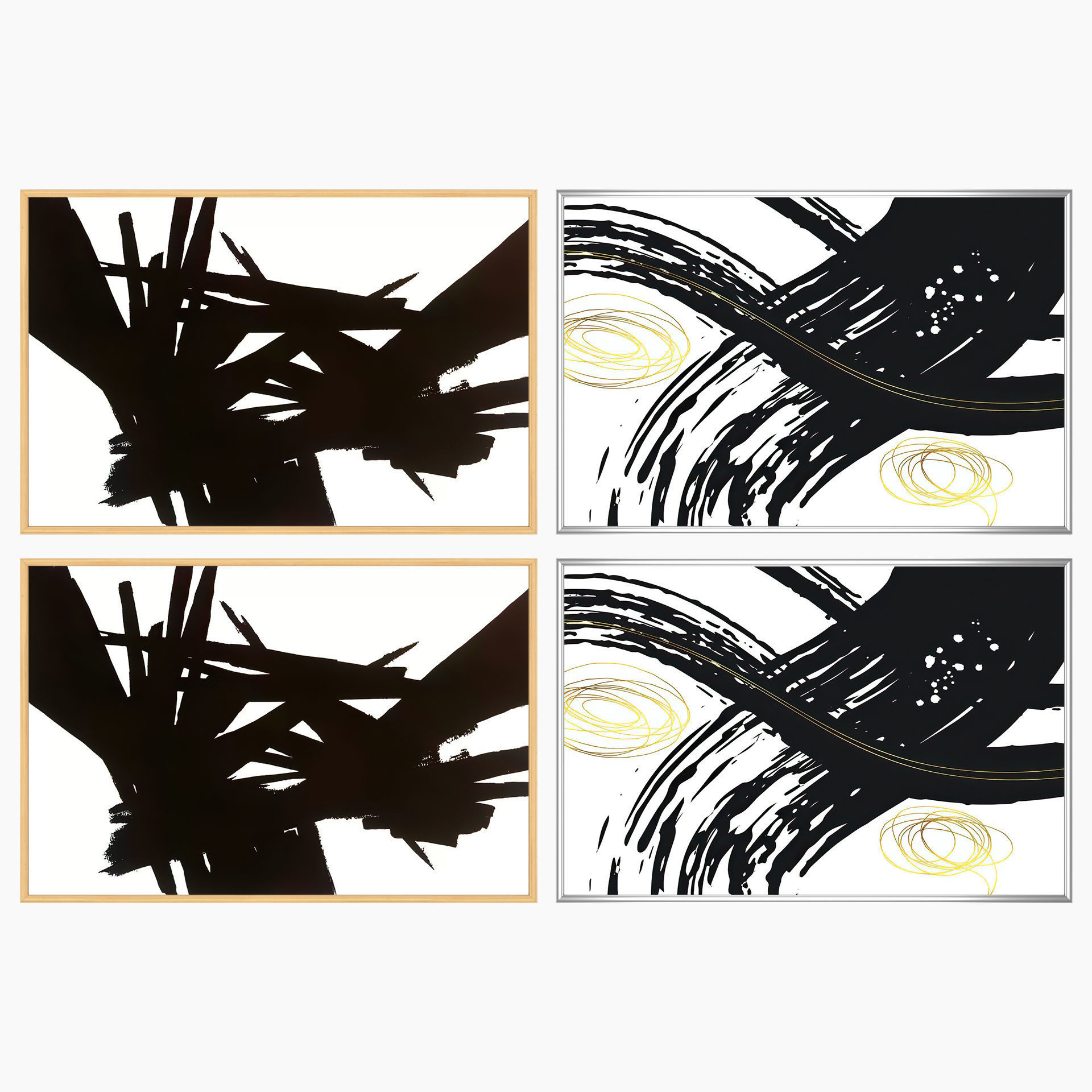 Wall Art Set 3823 3D model | CGTrader