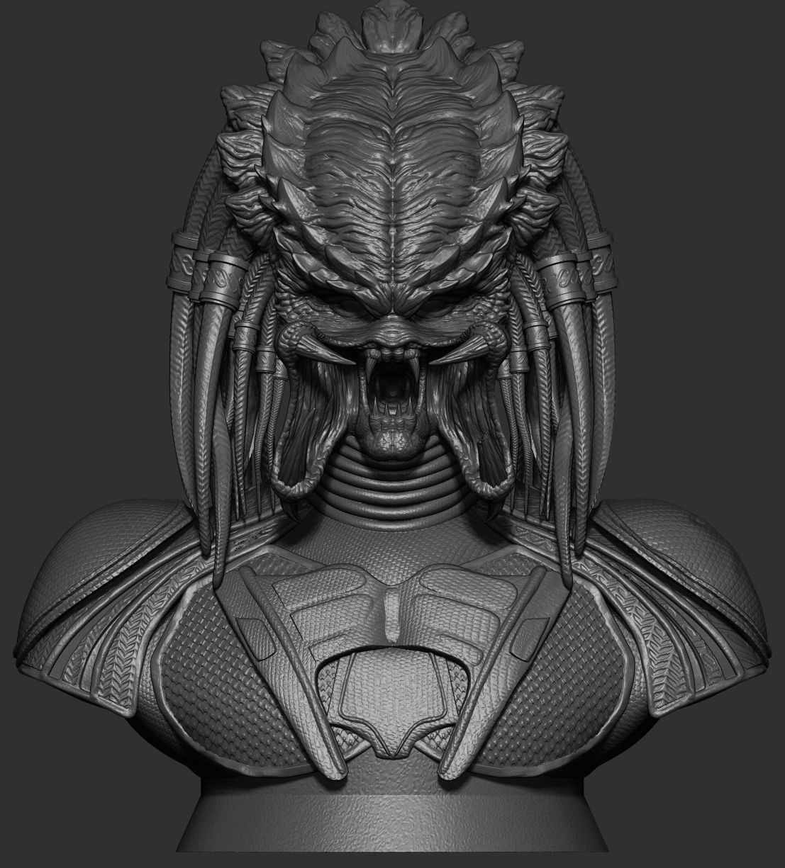PREDATOR FUGITIVE Bust 3D model 3D printable | CGTrader