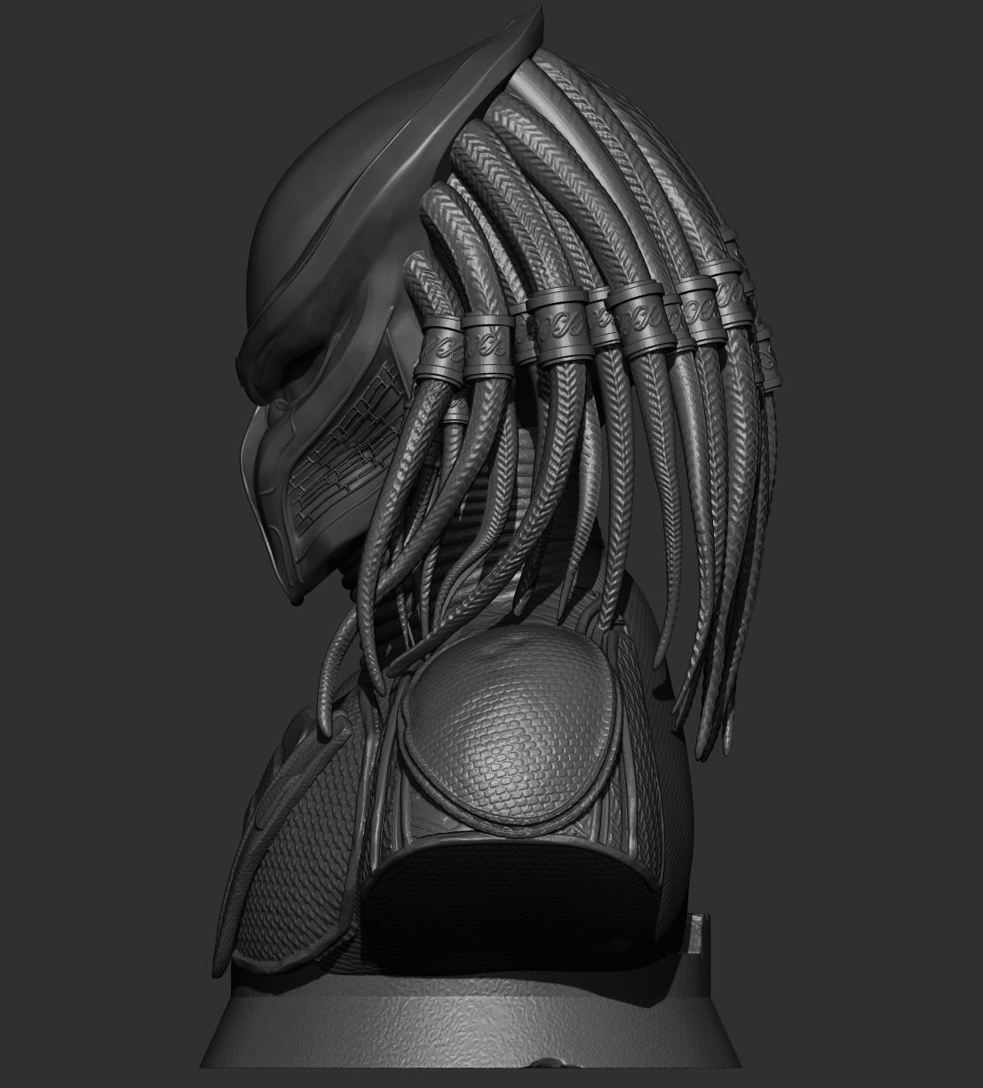 PREDATOR FUGITIVE Bust 3D model 3D printable | CGTrader