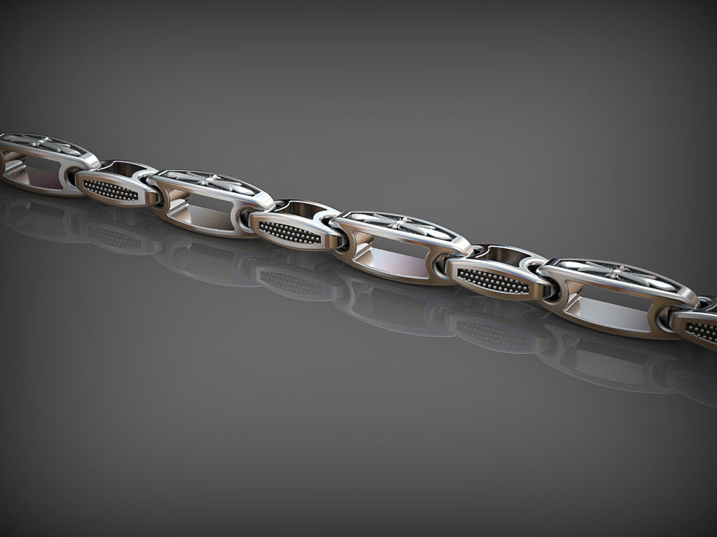Chain Link 220 3D model 3D printable | CGTrader
