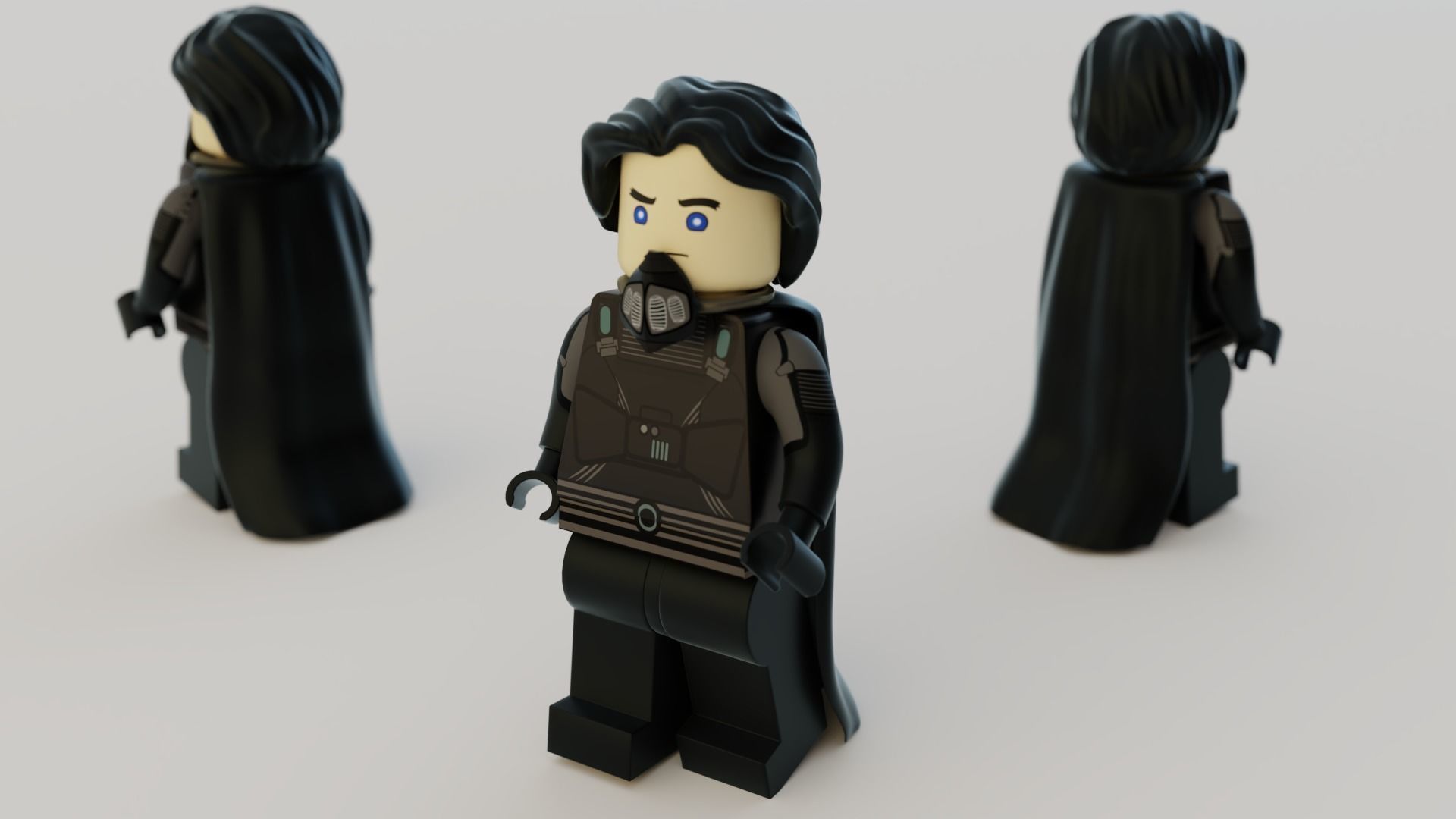 Lego Paul Atreides 3D model rigged | CGTrader