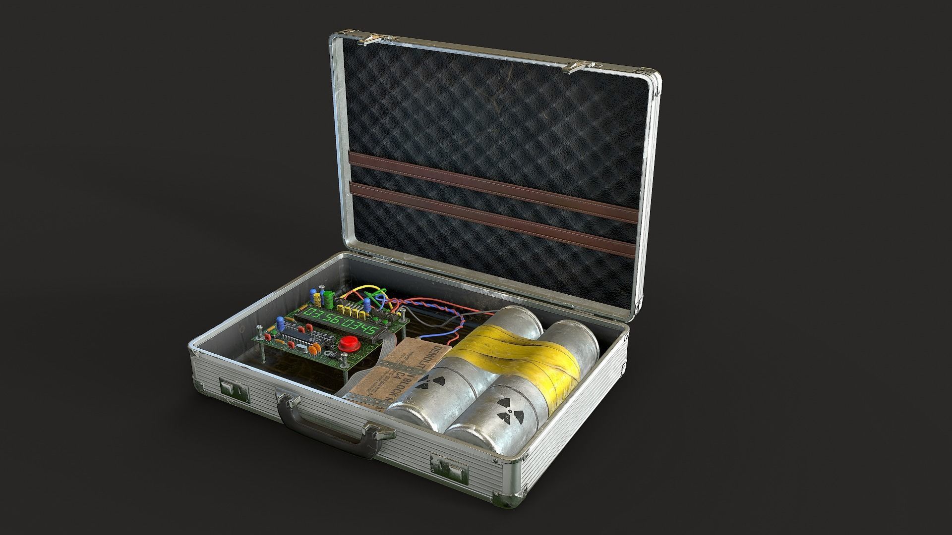 3D model Bomb Suitcase VR / AR / low-poly | CGTrader