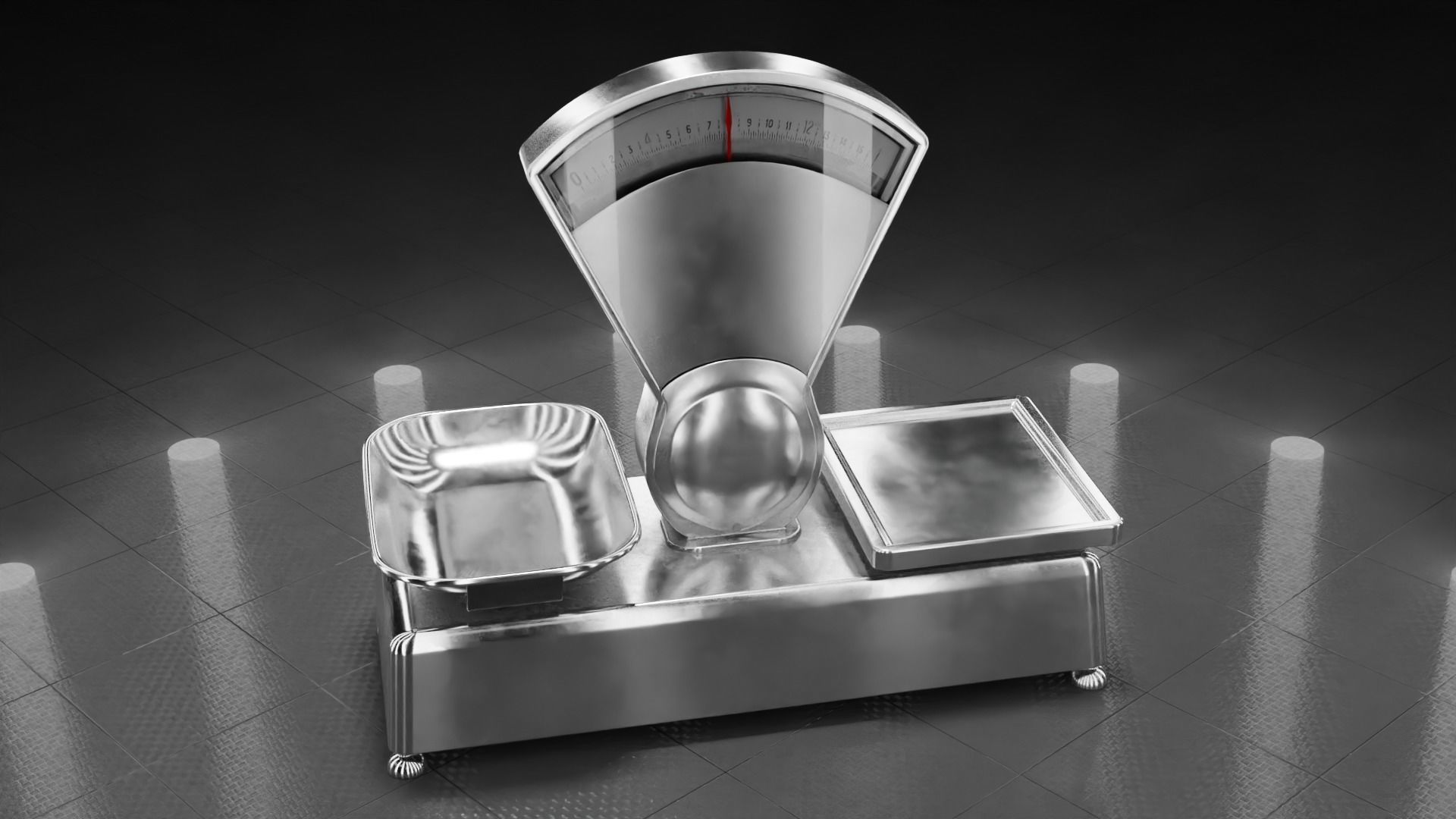 Balance Scale 3D model | CGTrader