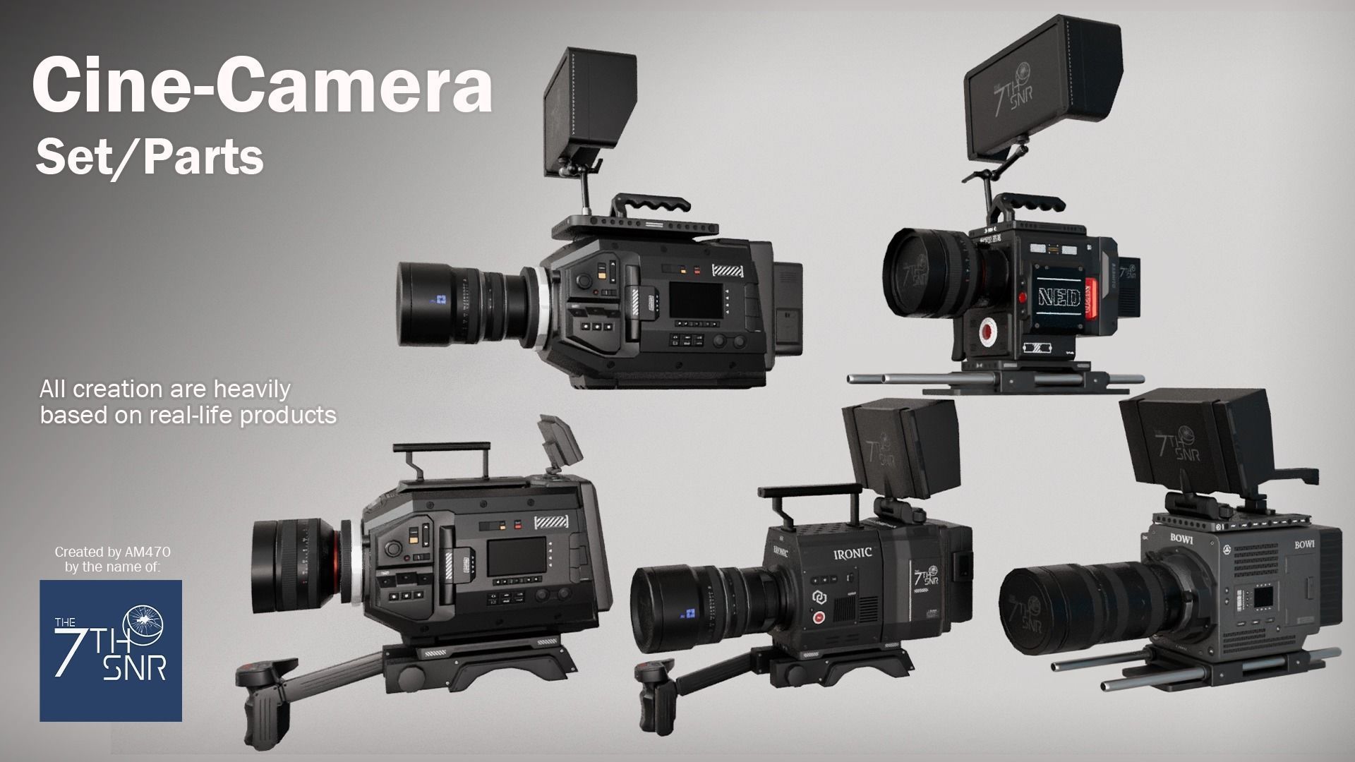 3D model Cine-Camera Low-poly VR / AR / low-poly | CGTrader