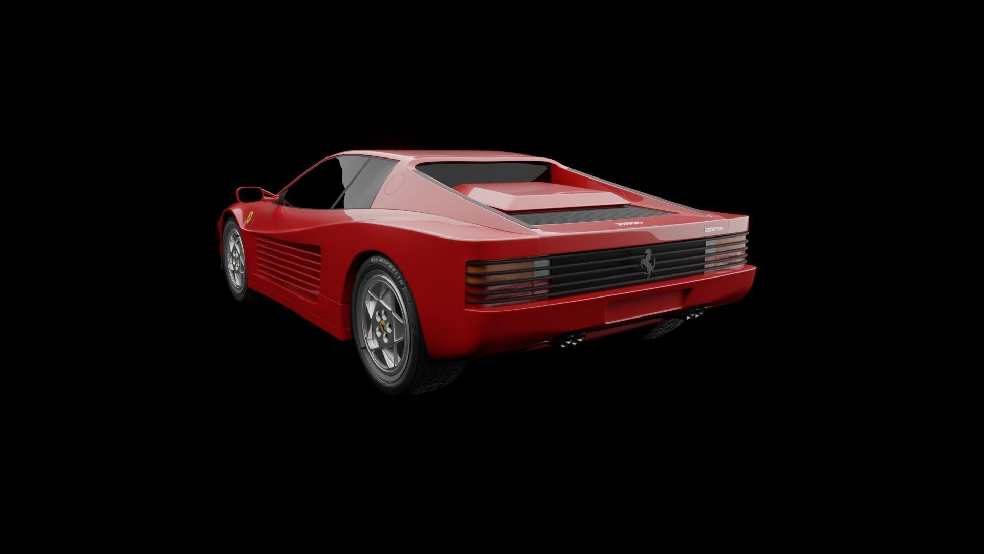 Ferrari testarossa 3D model | CGTrader