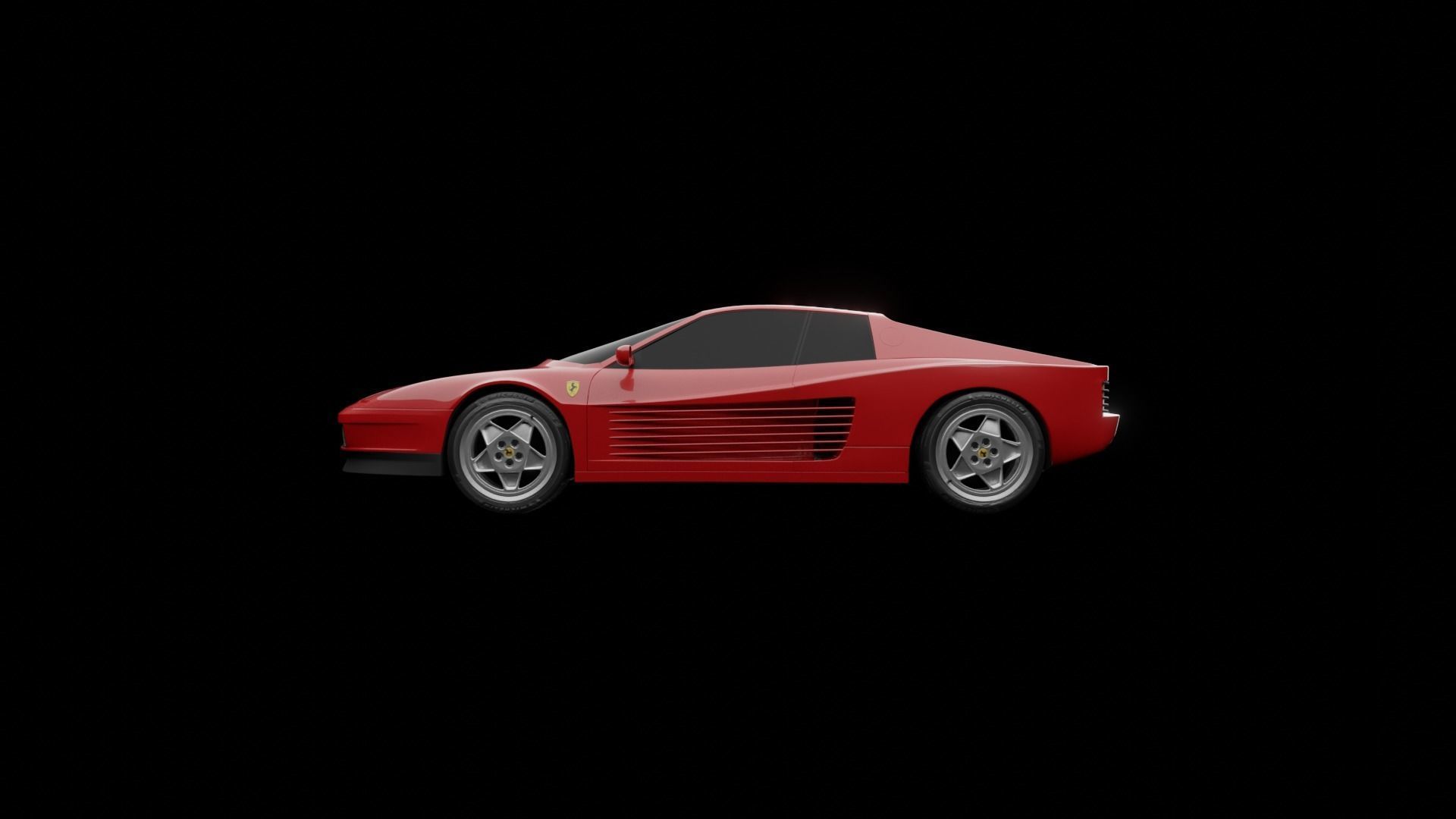 Ferrari testarossa 3D model | CGTrader