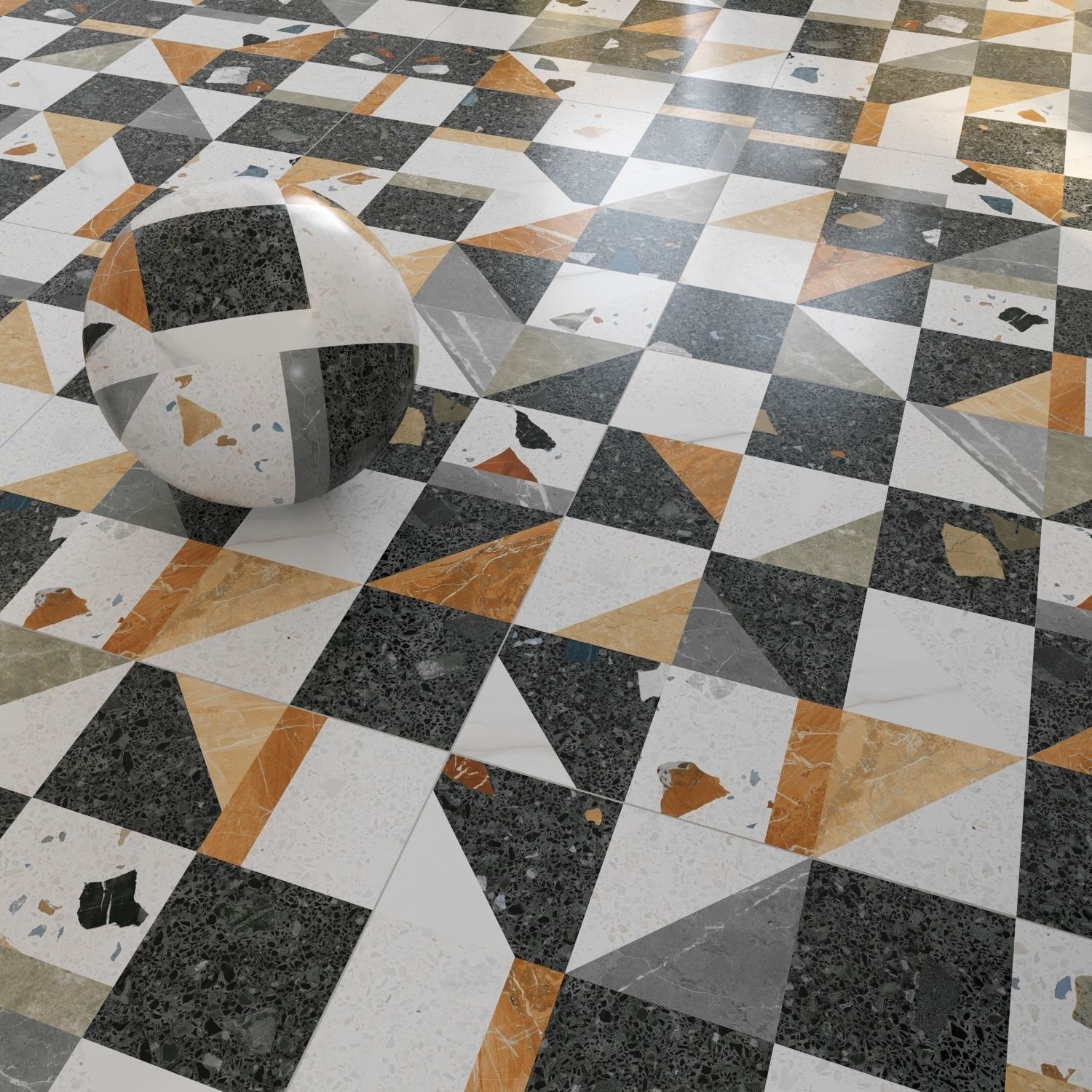 Arcana STRACCIATELLA Terrazzo Texture | CGTrader