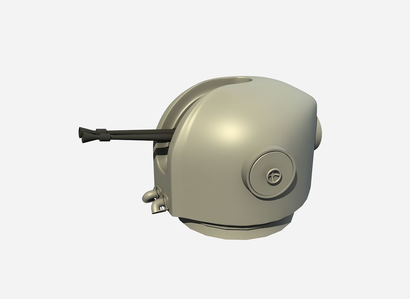 Otobreda 40 mm GUN 3D model | CGTrader