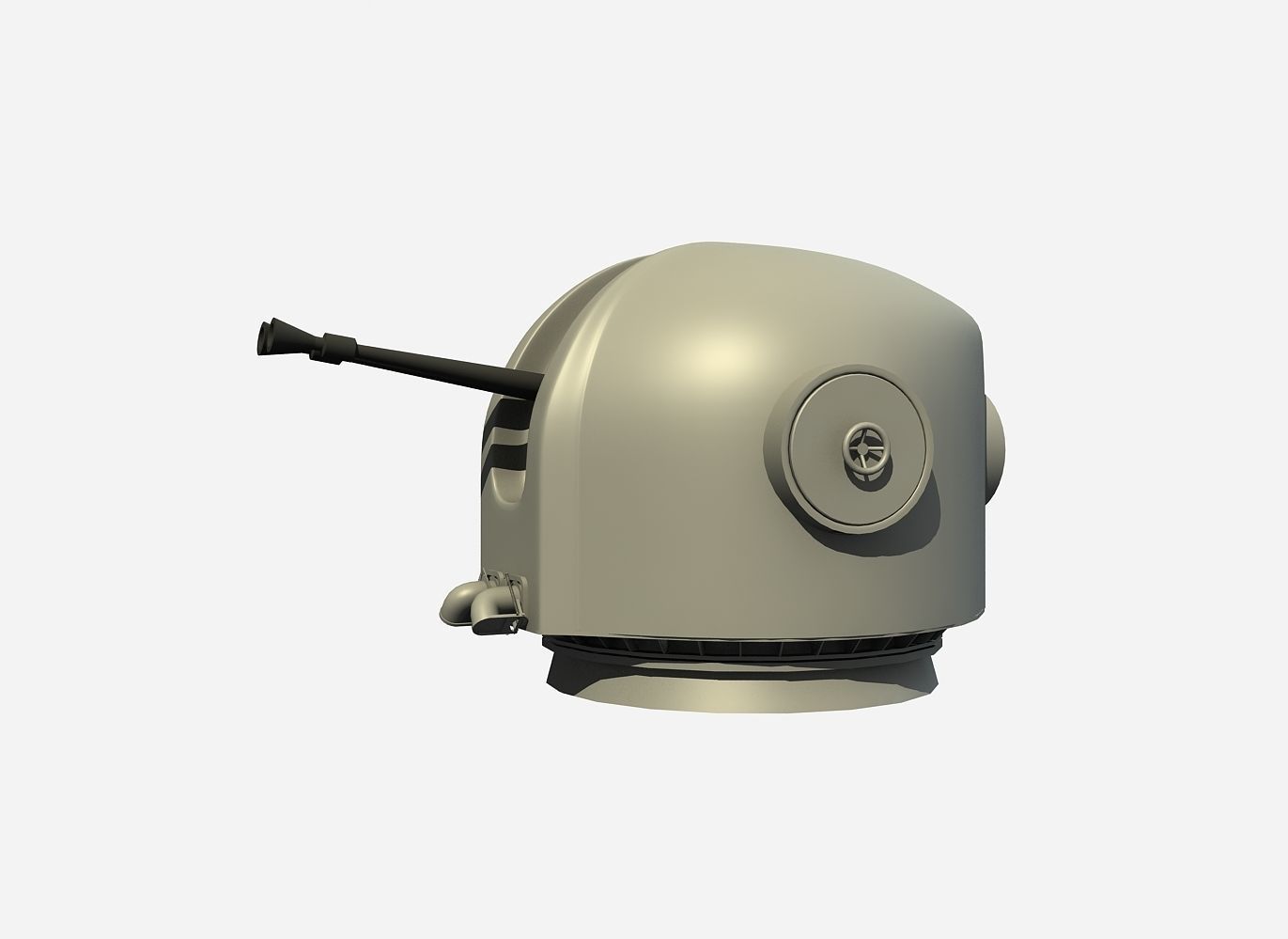 Otobreda 40 mm GUN 3D model | CGTrader