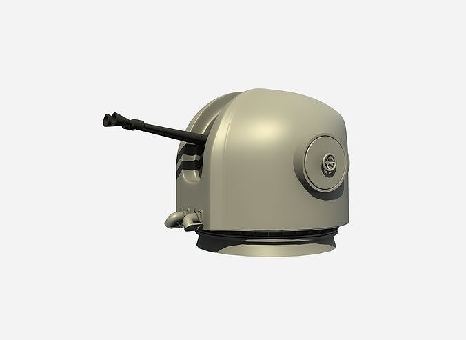 Otobreda 40 mm GUN 3D model | CGTrader