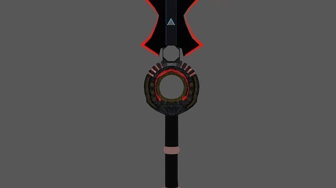 3D model Rustic Techy Sword VR / AR / low-poly | CGTrader