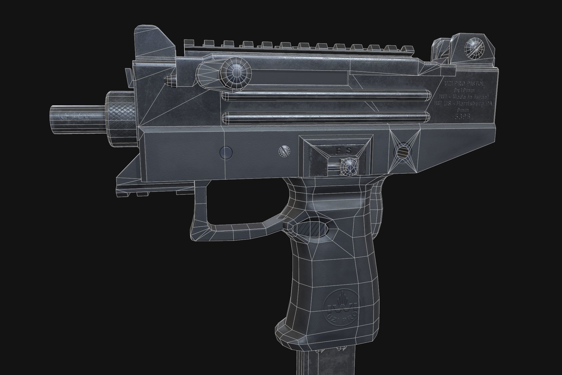 3D model UZI Pro VR / AR / low-poly | CGTrader