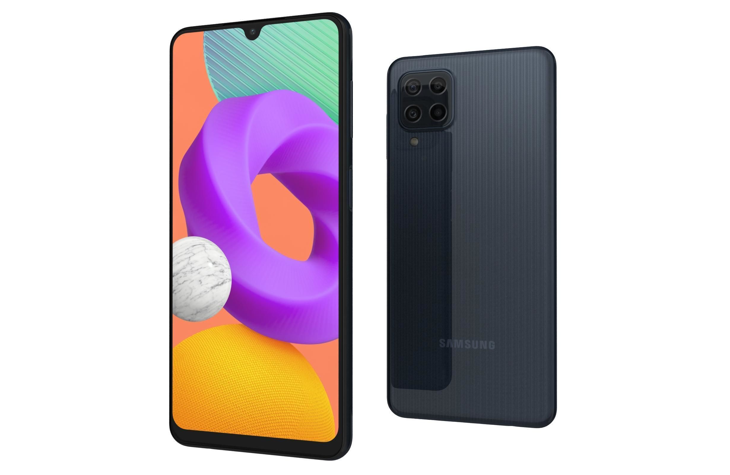 Samsung Galaxy M22 Black 3D model | CGTrader