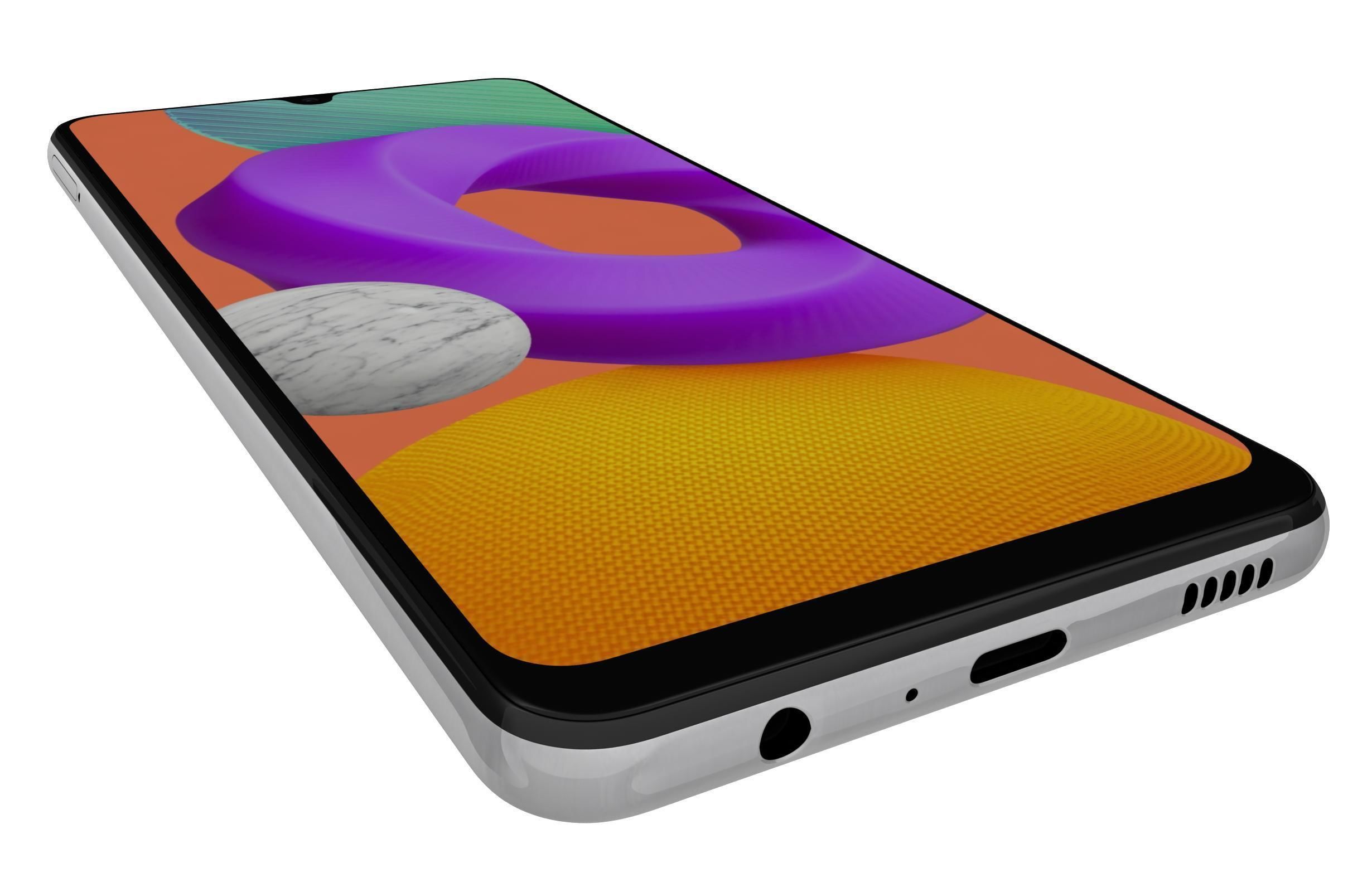 Samsung Galaxy M22 White 3D model | CGTrader