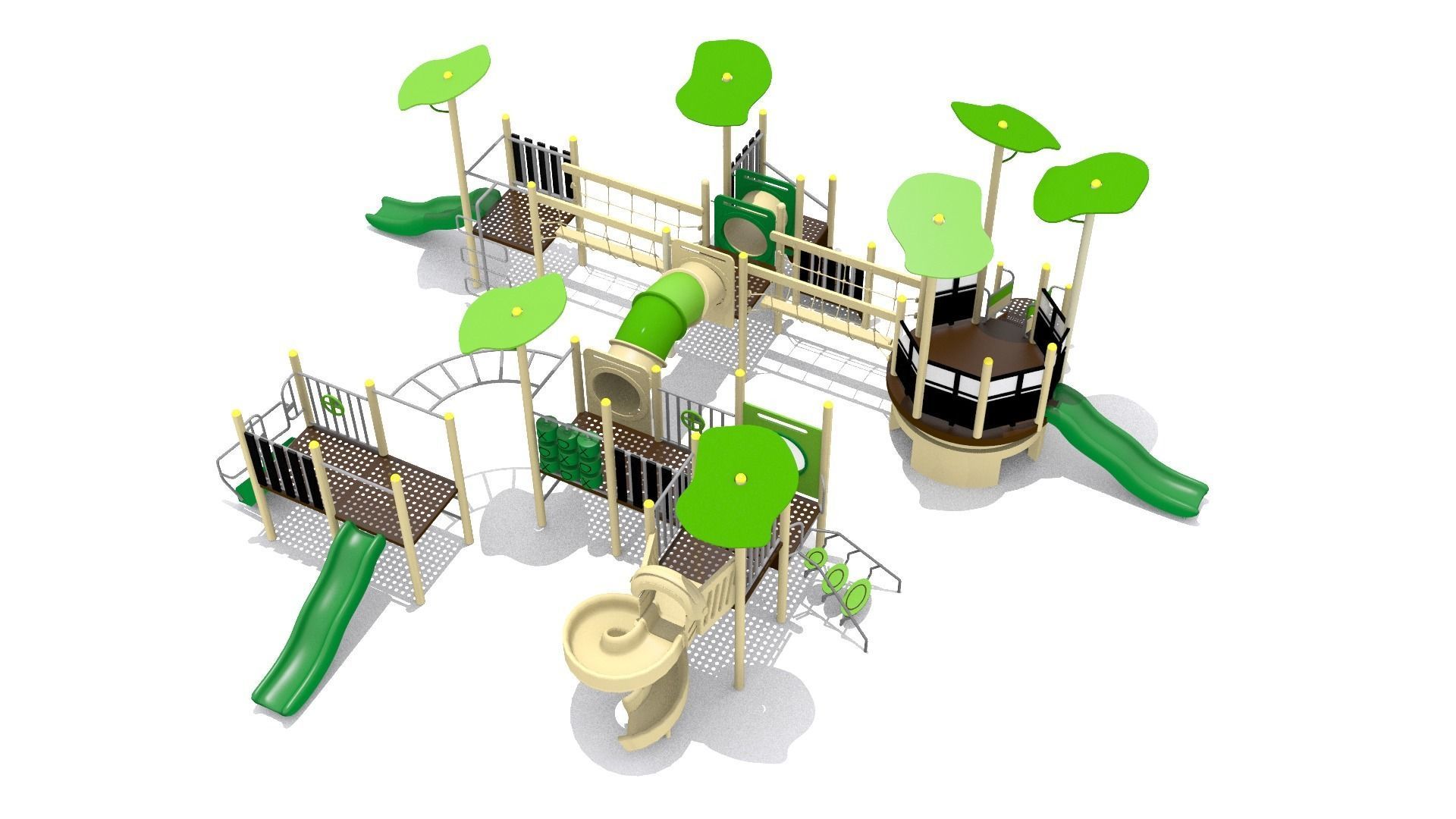 3D model Garden Playground VR / AR / low-poly | CGTrader
