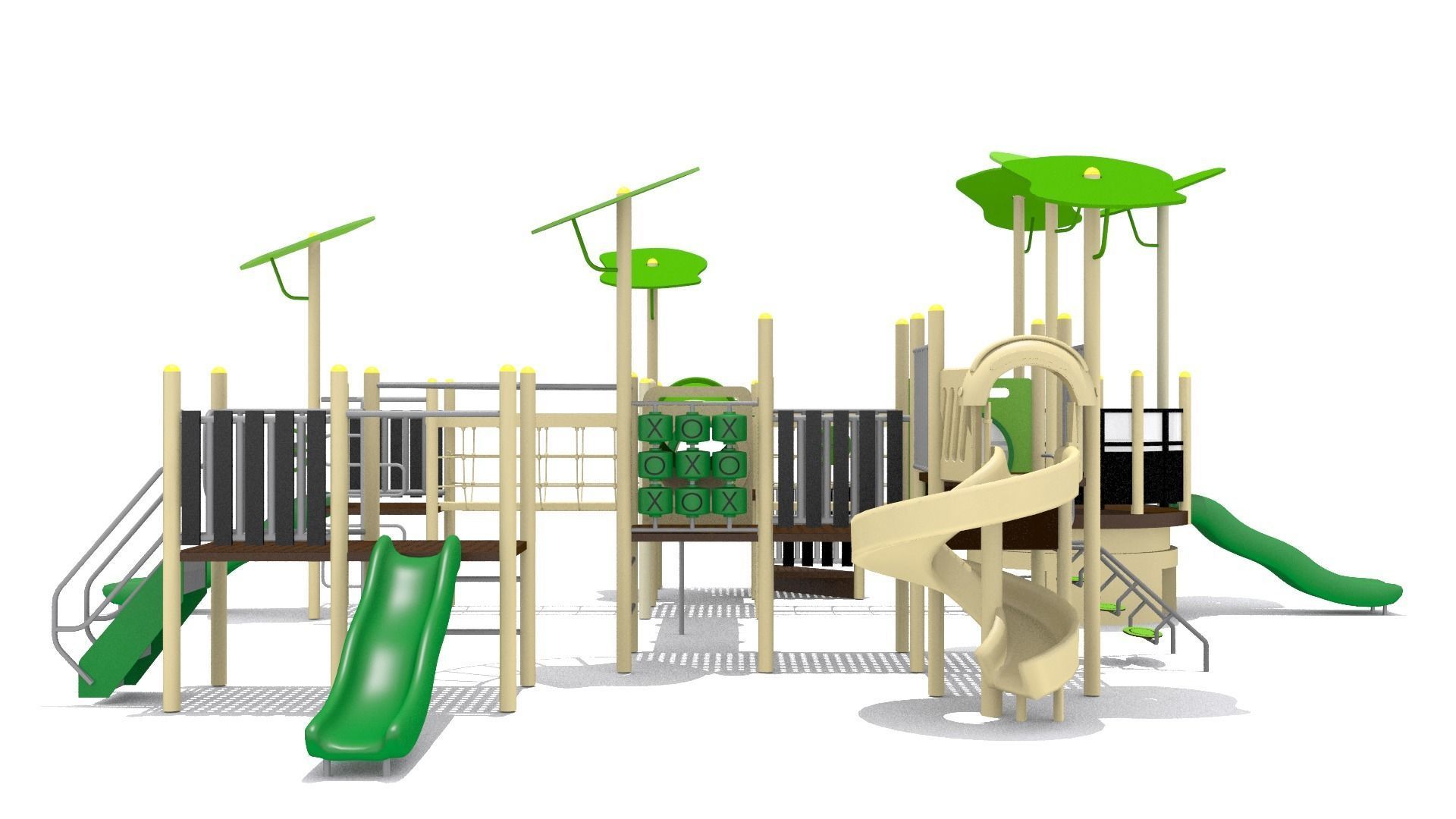 3D model Garden Playground VR / AR / low-poly | CGTrader