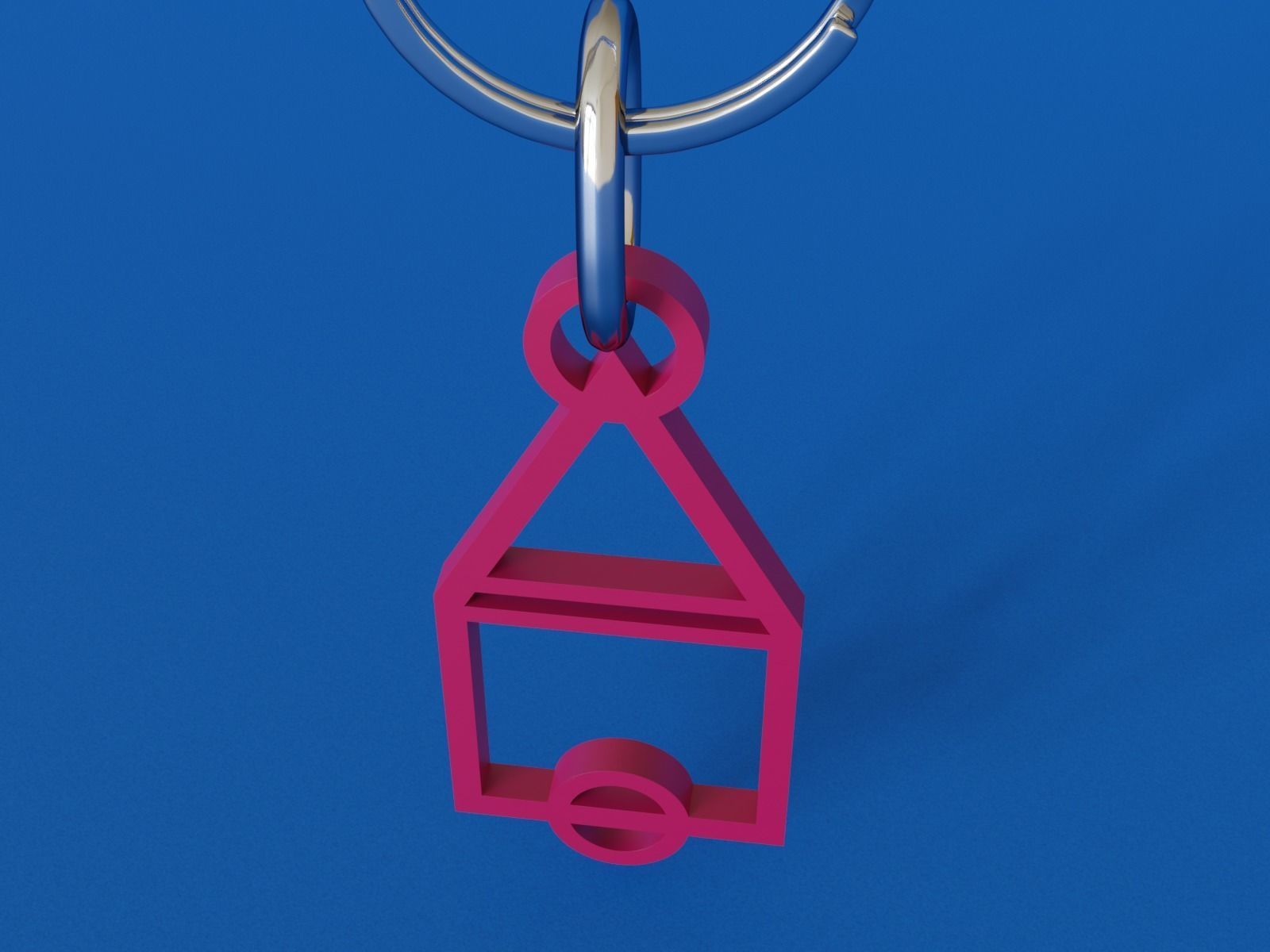 key chain squid game 3D model 3D printable | CGTrader