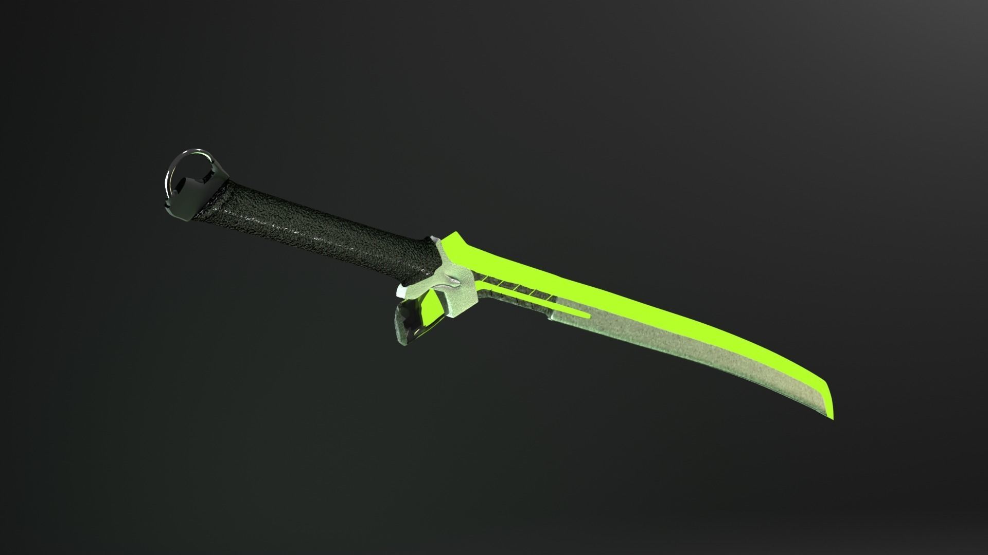 High-tech sword 3D model | CGTrader