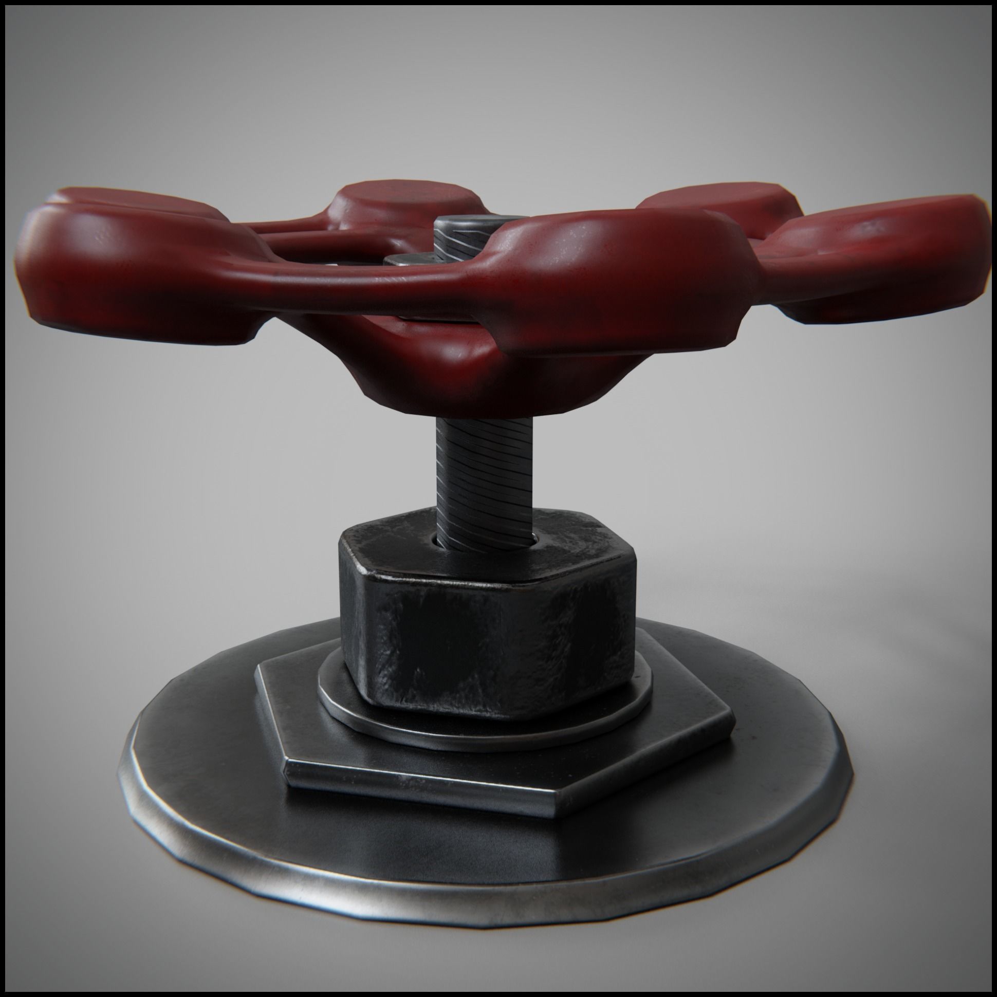 Iconic Half-Life red valve free VR / AR / low-poly 3D model | CGTrader