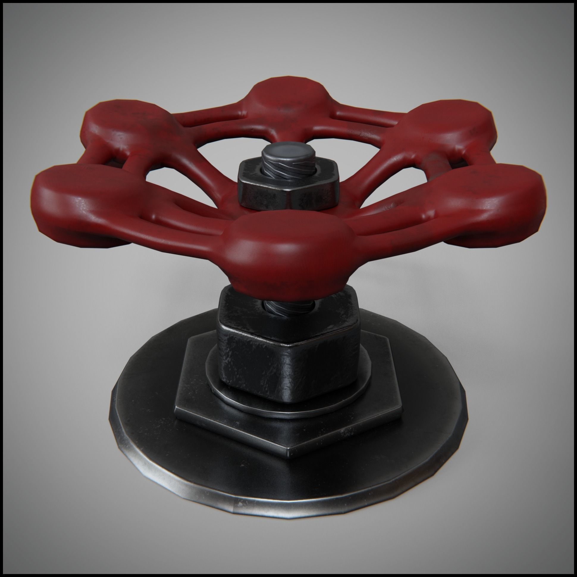 Iconic Half-Life red valve free VR / AR / low-poly 3D model | CGTrader