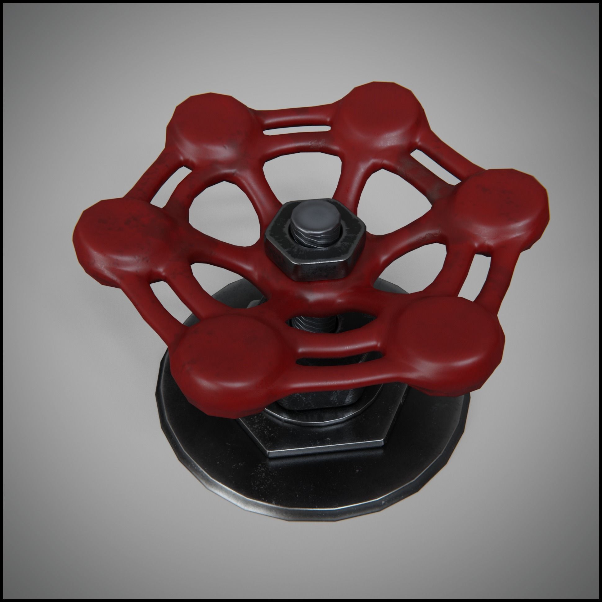 Iconic Half-Life red valve free VR / AR / low-poly 3D model | CGTrader