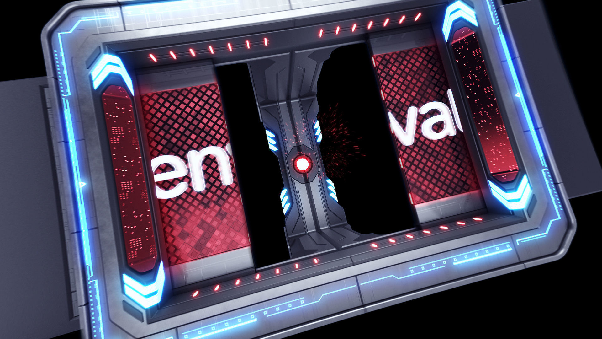 Sci-Fi Mech Screen 3D model | CGTrader