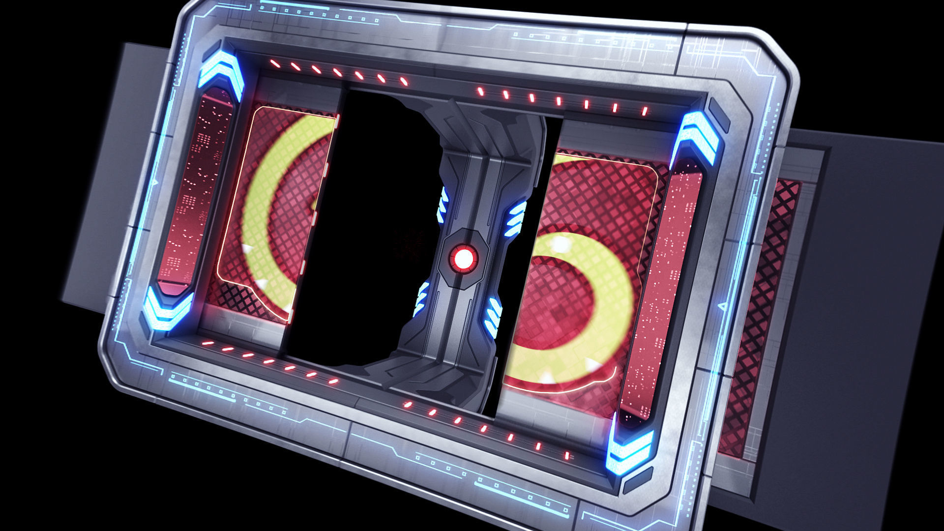 Sci-Fi Mech Screen 3D model | CGTrader