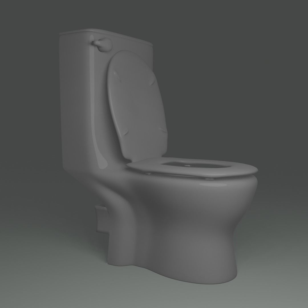 Toilet free 3D model | CGTrader