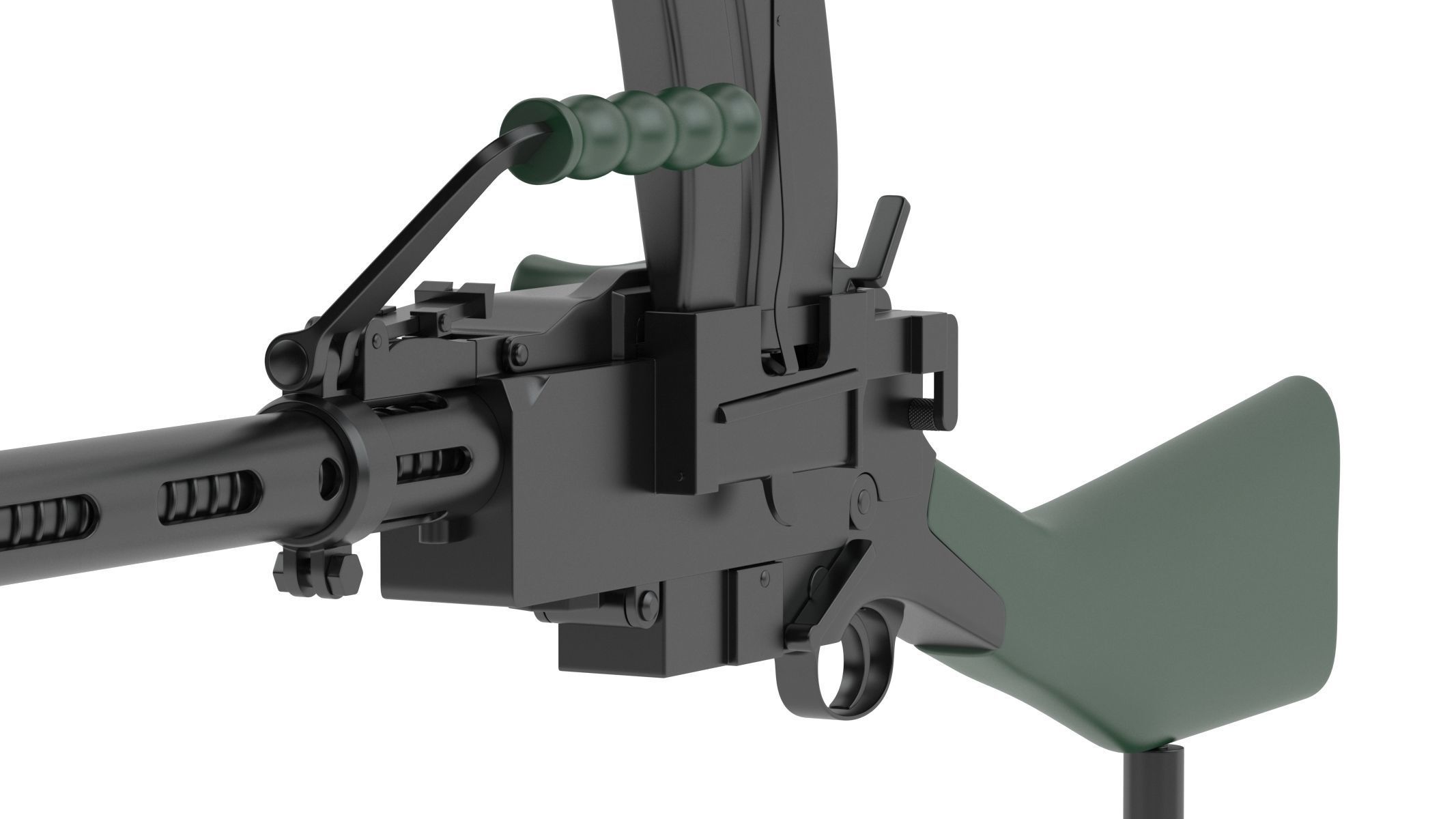 Madsen Machine Gun 3D model | CGTrader