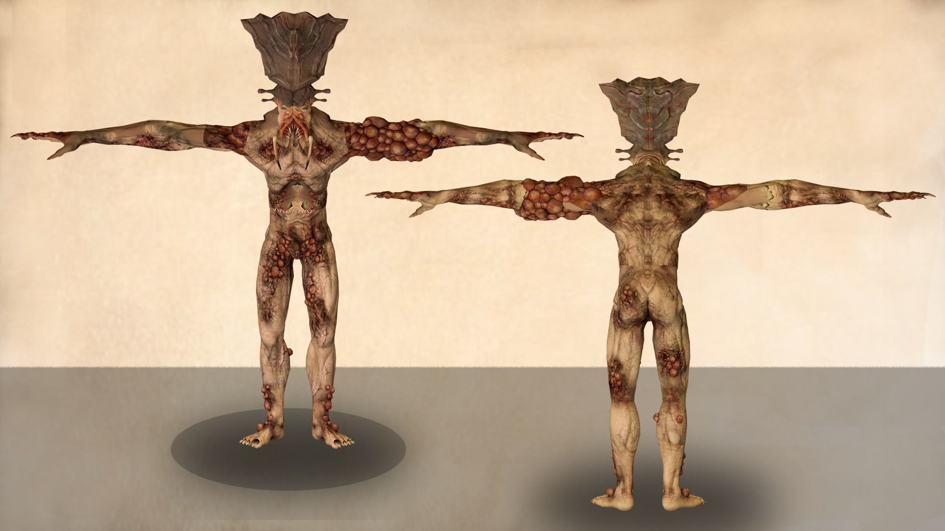 3D model Horror Scary Creatures VR / AR / low-poly | CGTrader