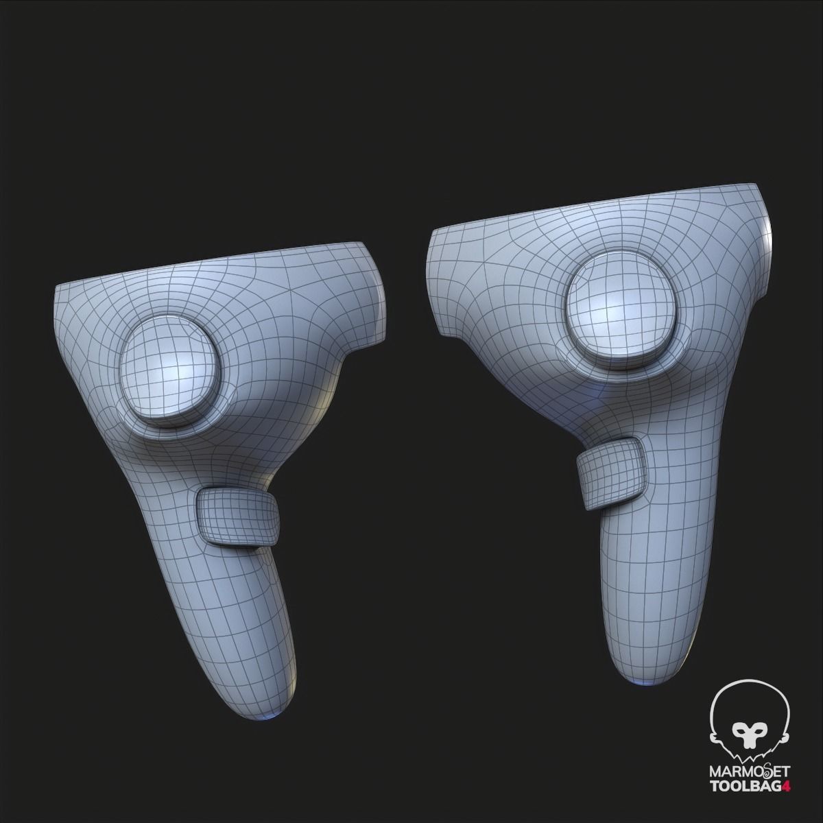 Pbr Oculus Controller 3D model | CGTrader
