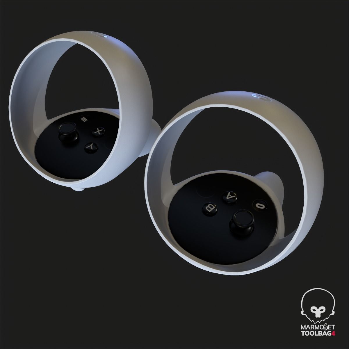 Pbr Oculus Controller 3D model | CGTrader