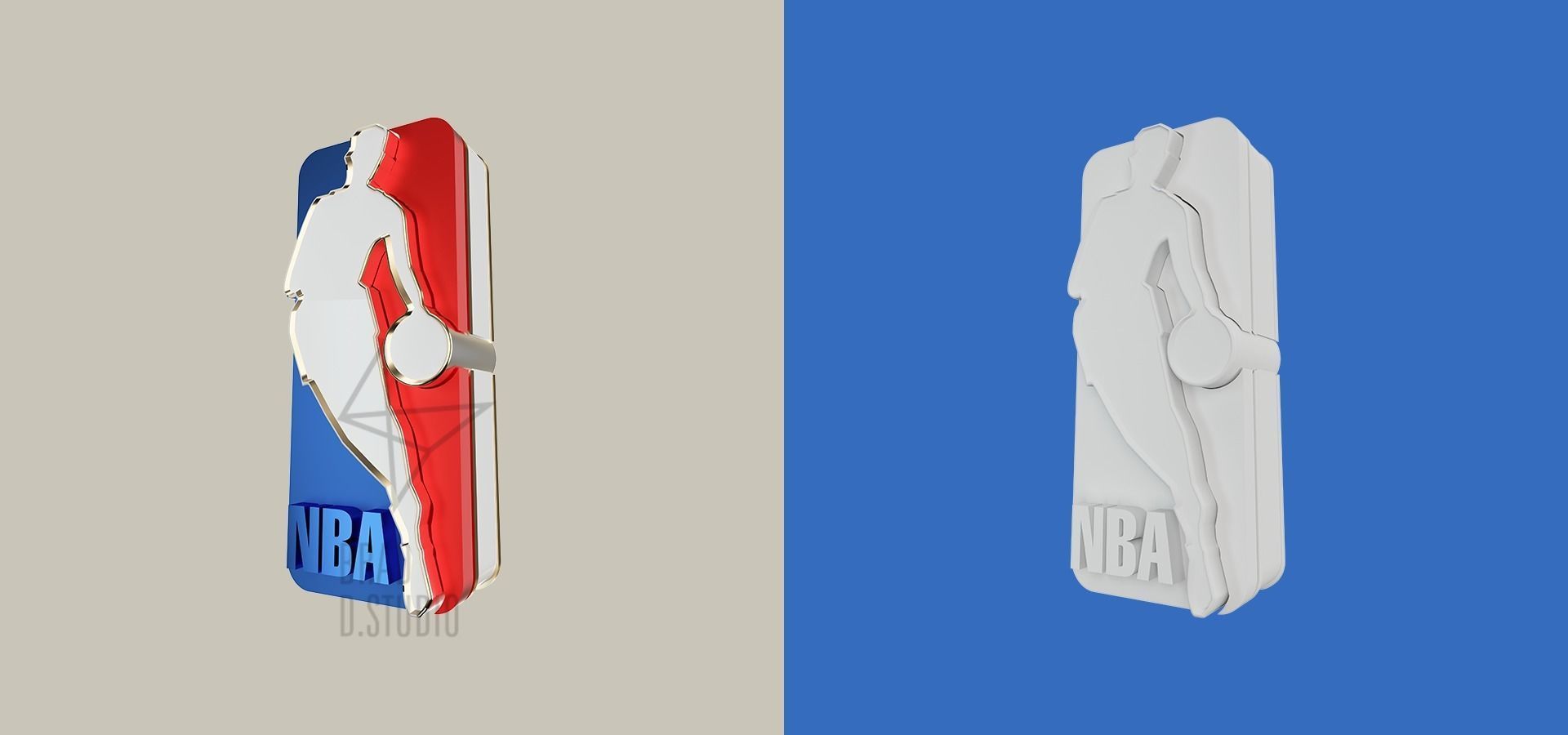 NBA Logo 3D model | CGTrader