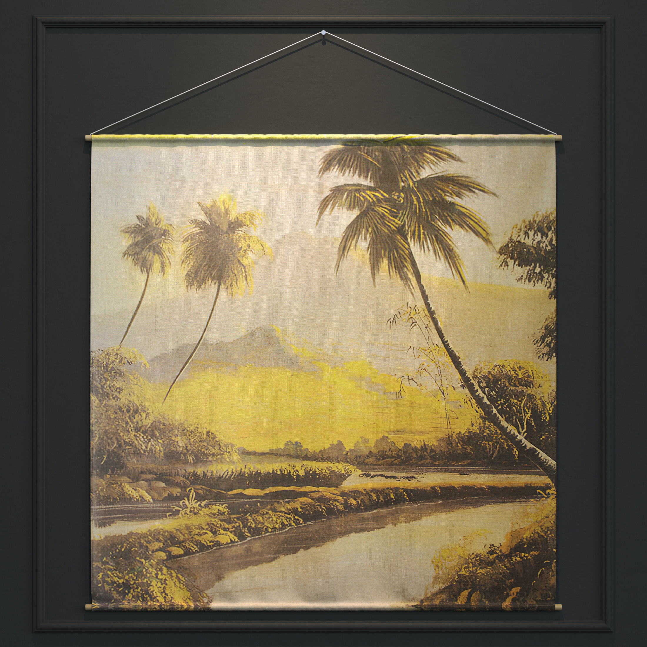 HKliving Wall chart xxl jungle landscape 3D model | CGTrader