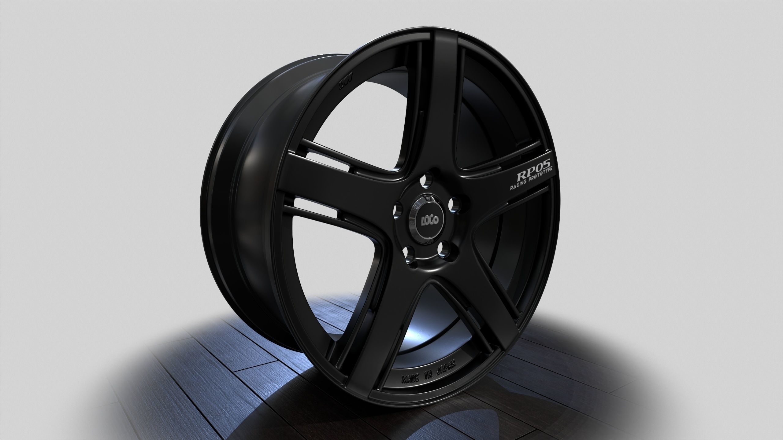 Enkei RP05 3D model | CGTrader