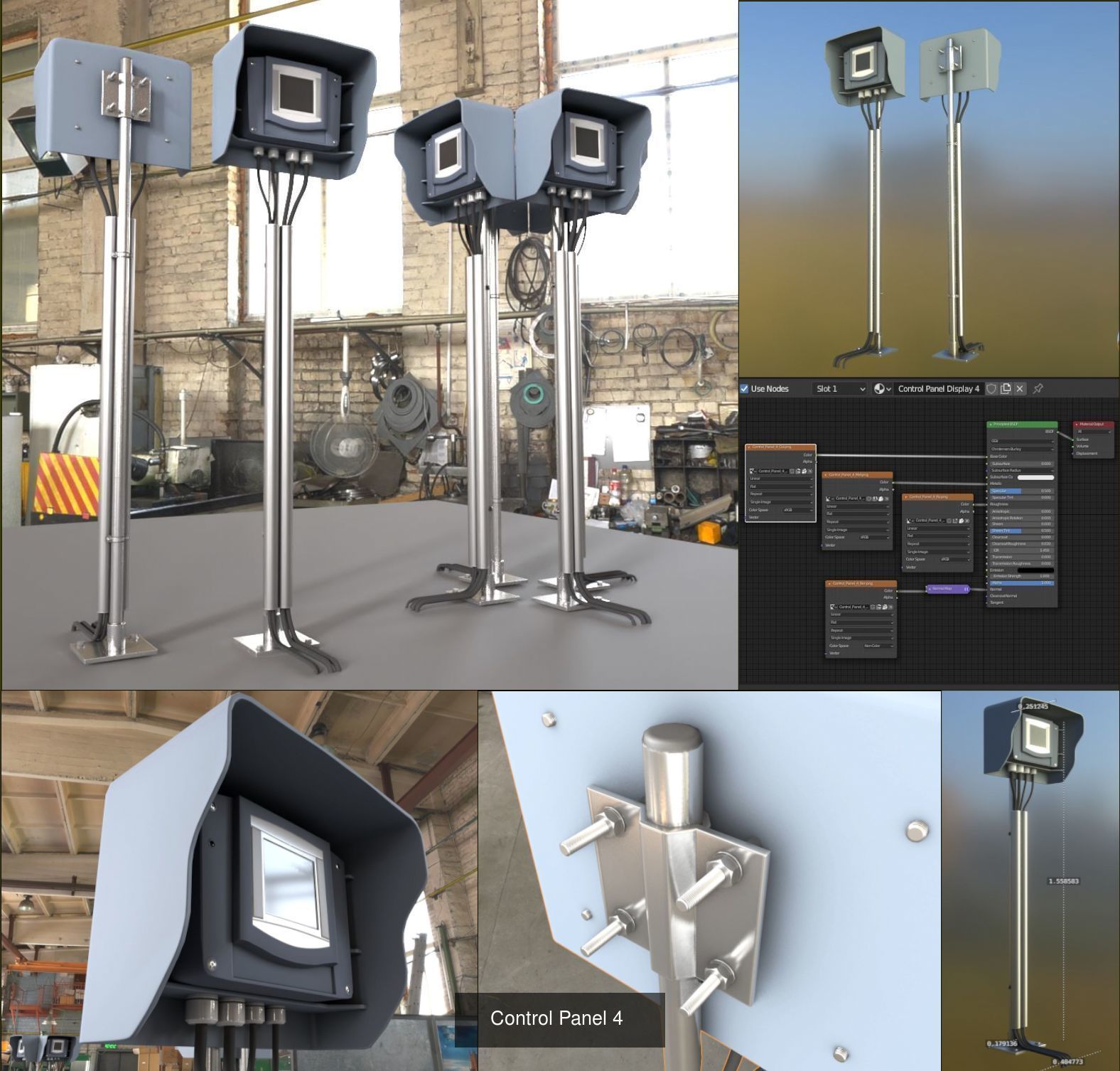 Remastered Control Panels 3D Model Collection | CGTrader