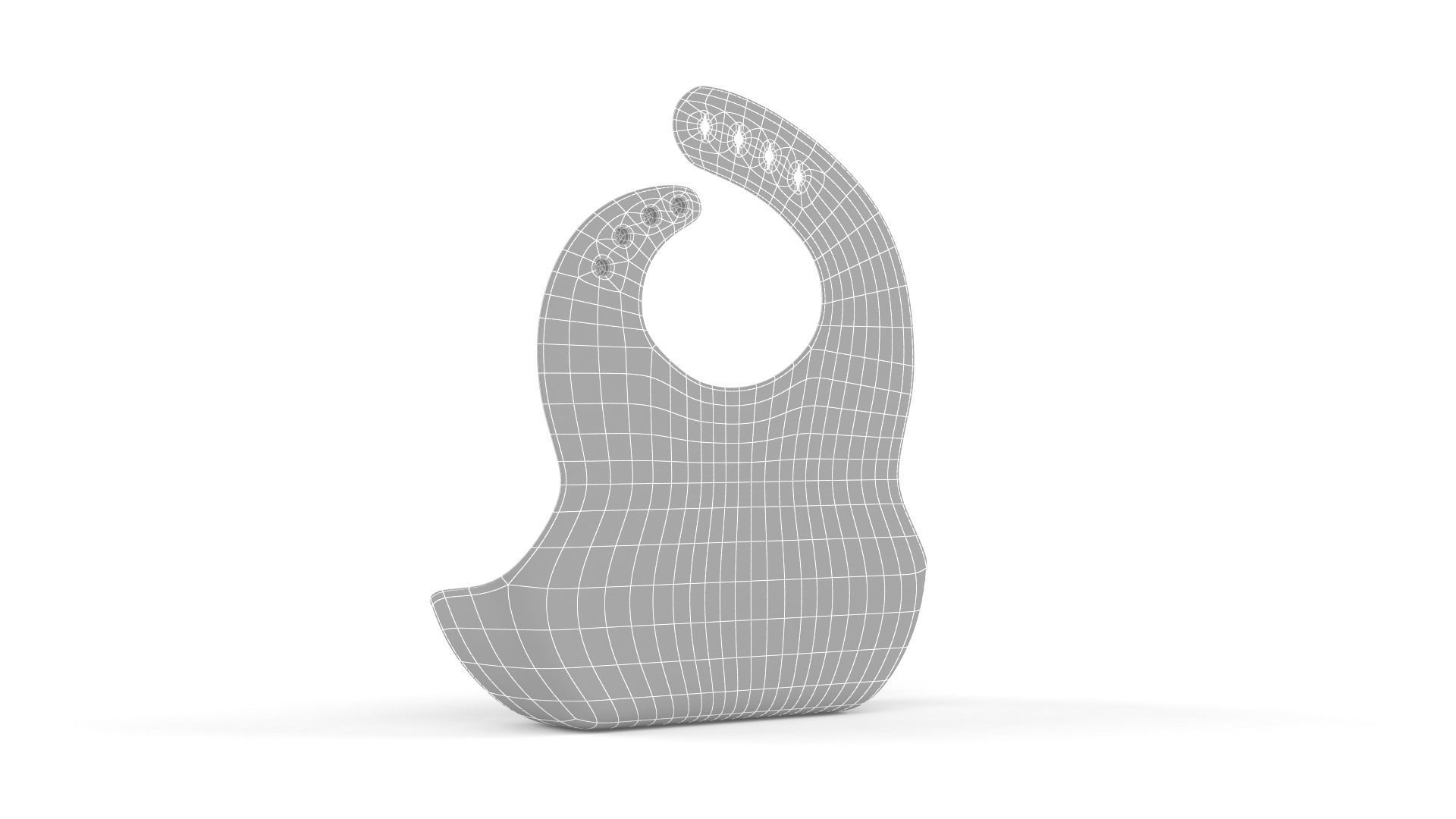 Silicone Bib 3D model | CGTrader