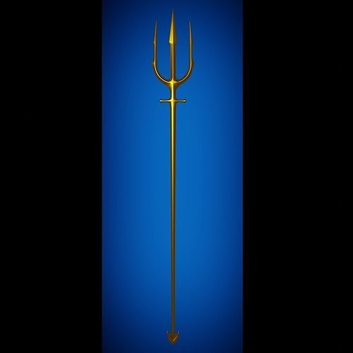 3D model Atlan trident from the movie Aquaman VR / AR / low-poly | CGTrader